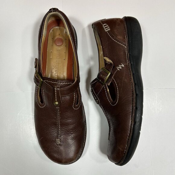 Clarks | Shoes | Clarks Unstructured Unblock Mary Jane Loafers Brown ...